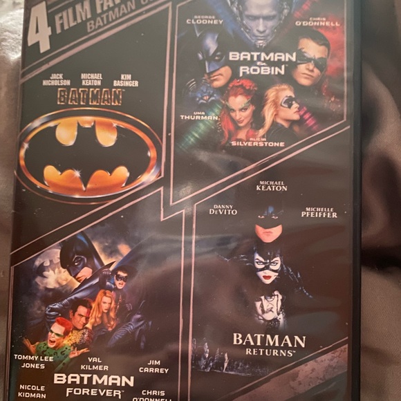 Media | Batman 4film Collection Dvd Set | Poshmark